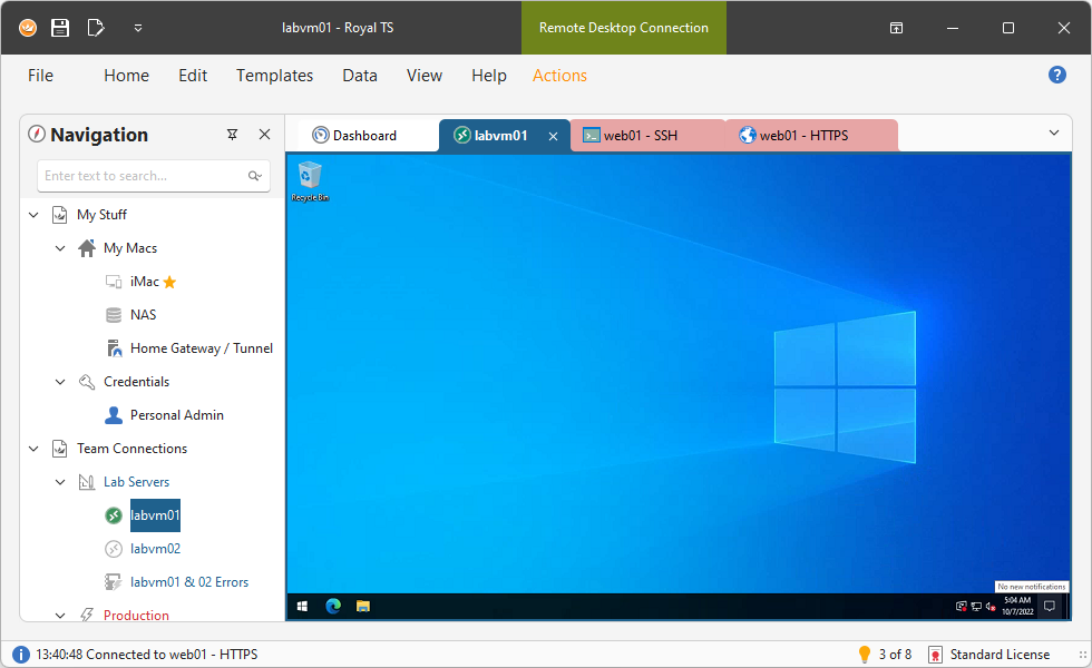 Royal TS V7 Appearance